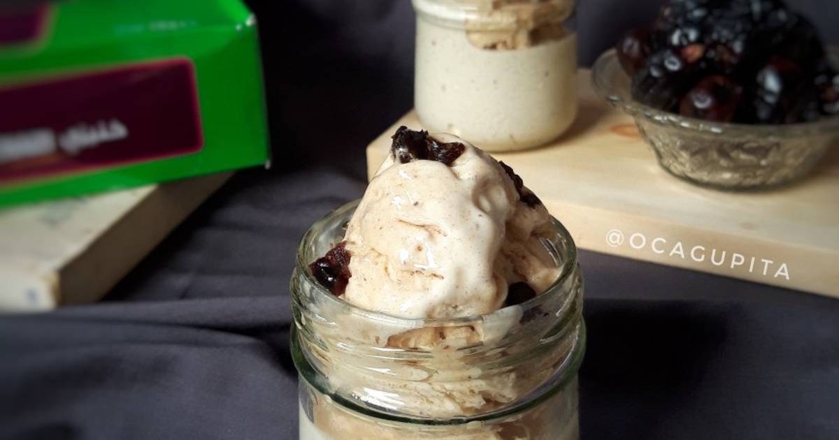 Resep Ice Cream Homemade (rasa kurma) oleh Oca Gupita - Cookpad