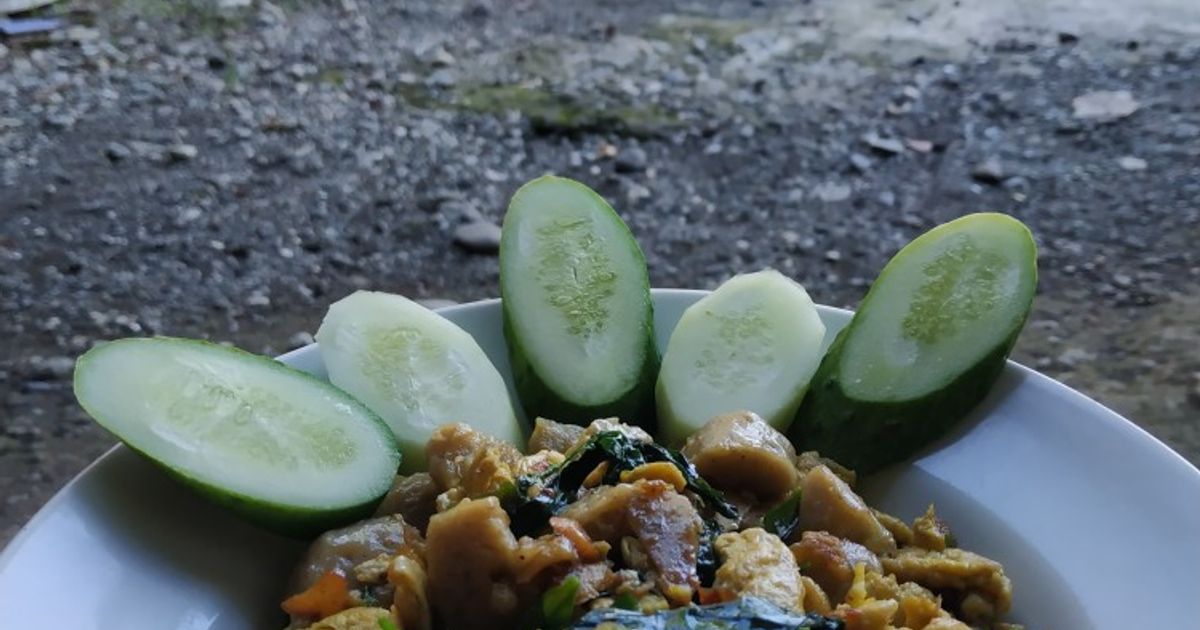 Resep Orak Arik Bakso Daun So/Melinjo oleh Aniq Faizun - Cookpad