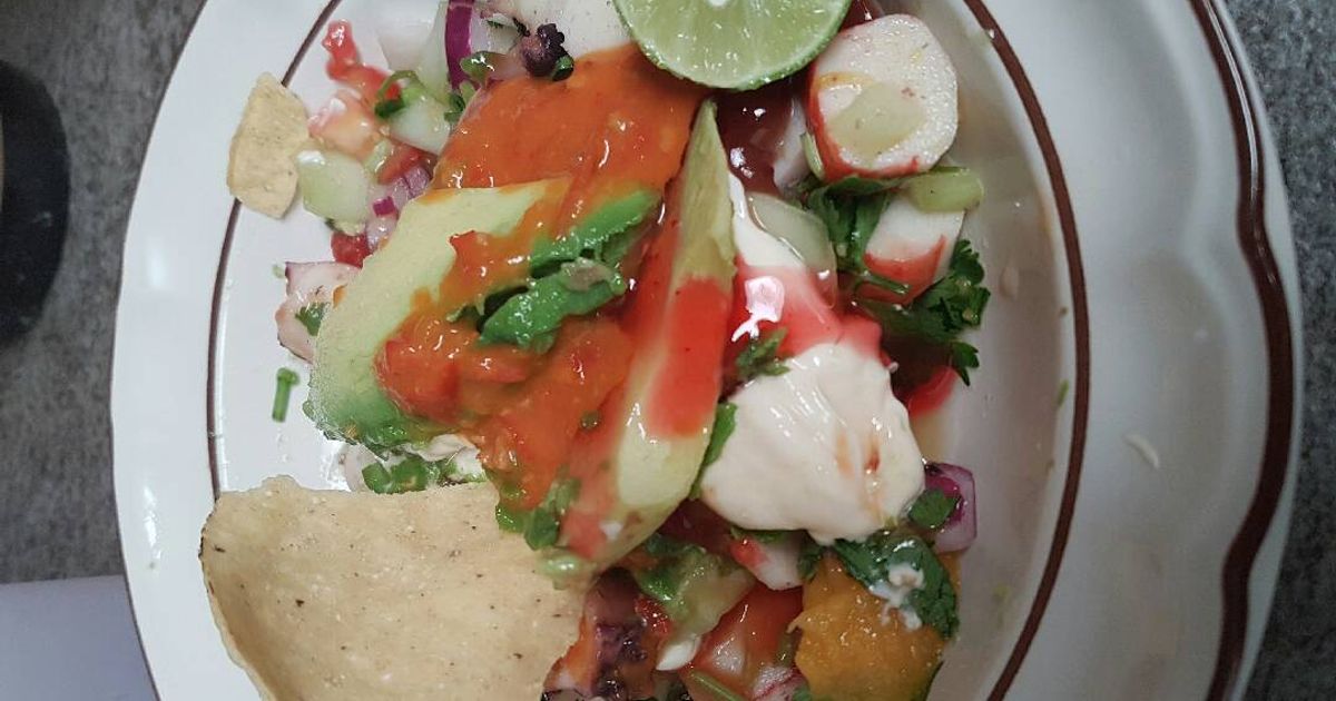 Ceviche De Calamar Y Surimi 🐙 🦀 Receta de Kriss 😘💋- Cookpad