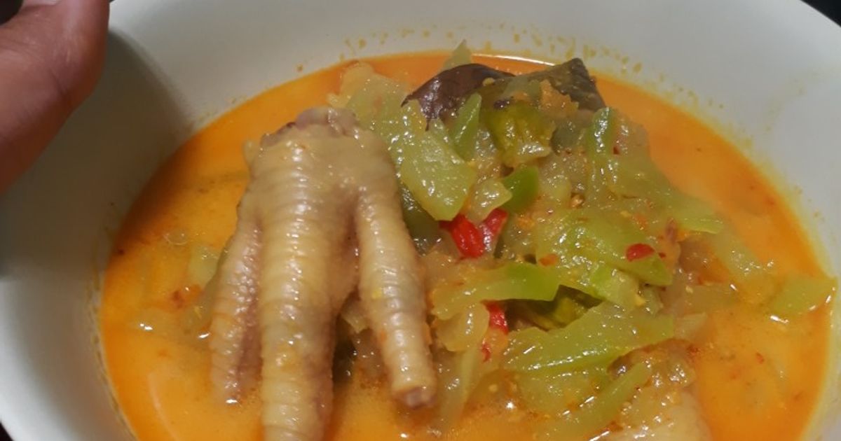 Resep Labu Siam Kuah Santan Pedas oleh Andriana - Cookpad