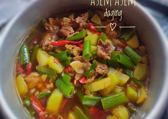 Resep Asem asem daging oleh Mom354 - Cookpad