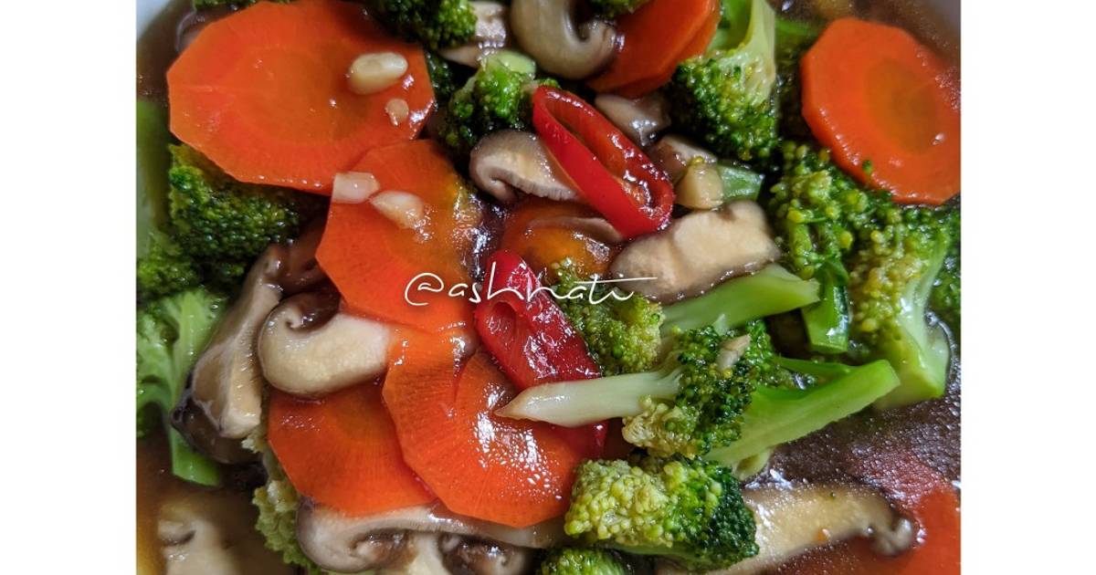 Resipi Mix Vege with Oyster sauce oleh aFun ashriati - Cookpad