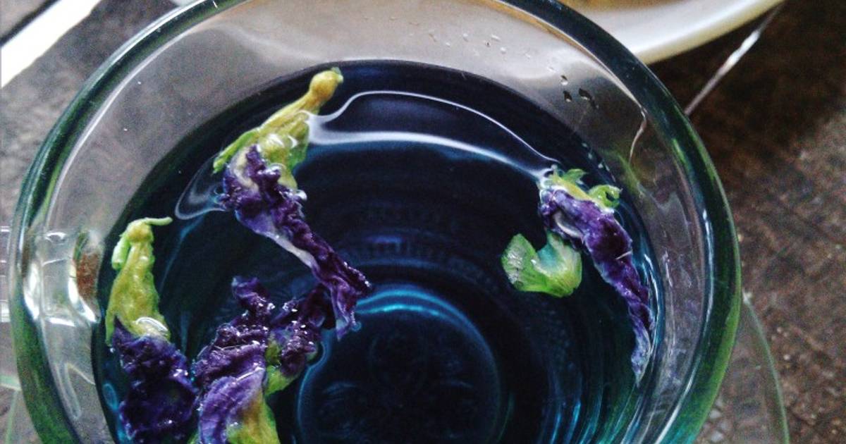 Resep Teh Bunga telang oleh juju - Cookpad