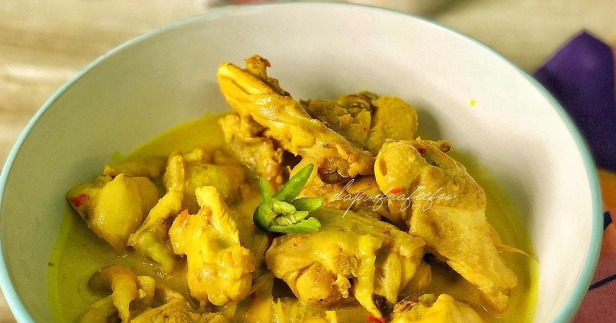 Resipi Masak Lemak Tempoyak Ayam oleh Kakak Faa - Cookpad