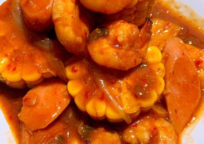 Resep Udang saos padang oleh Novita Amelia - Cookpad