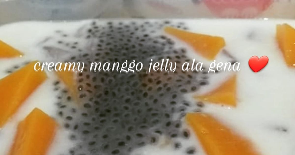Resep Creamy Manggo Jelly oleh nindya wijayanti - Cookpad