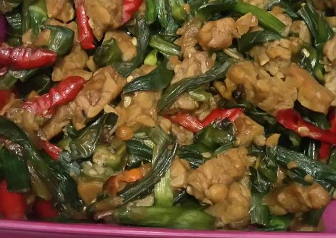 Resep Tumis Genjer+Tempe oleh yunika vita - Cookpad