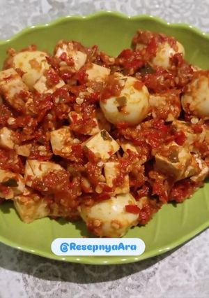 Resep Menu Diet : Balado Tahu Telur Tanpa Minyak oleh Ara - Cookpad