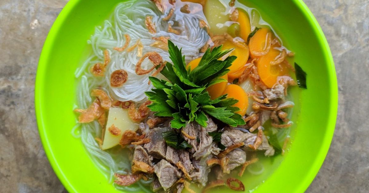 Resep Sup Daging Mihun oleh Mama Rara - Cookpad