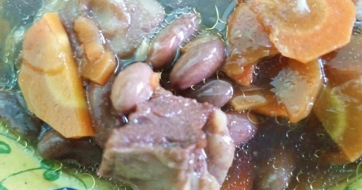 Resep Sop daging iga sapi & kacang merah - slowcooker simple oleh Nani ...
