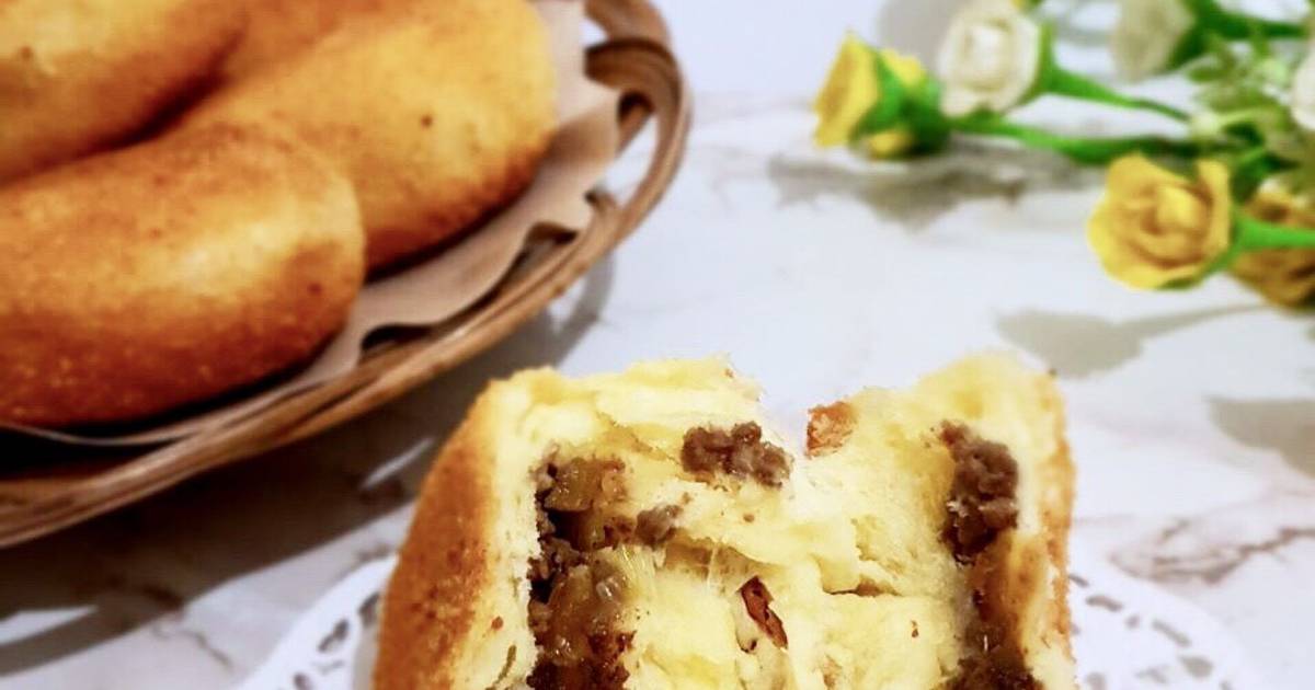 Resep Roti Goreng isi daging cincang oleh Rhinie’s Kitchen - Cookpad