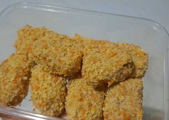 Resep Nuget nasi ikan baung oleh Delima - Cookpad