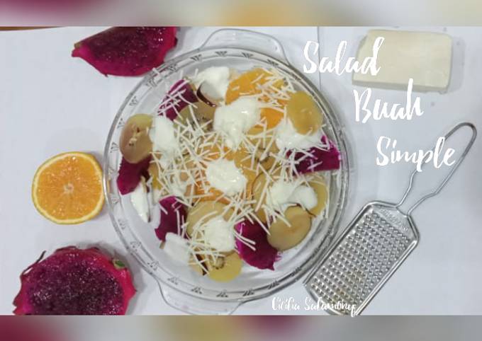 Resep Salad Buah Simple oleh Cicilia Yustina Salamony - Cookpad