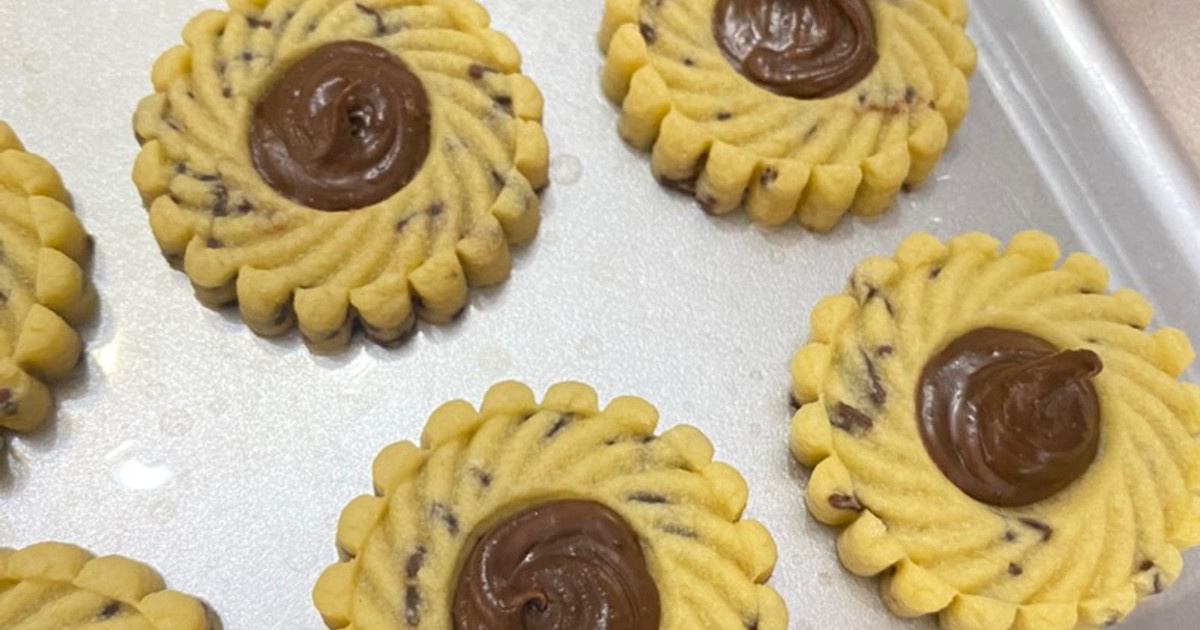 Resep Nutella Tart Cookies oleh Putri Melynda Fardianti - Cookpad