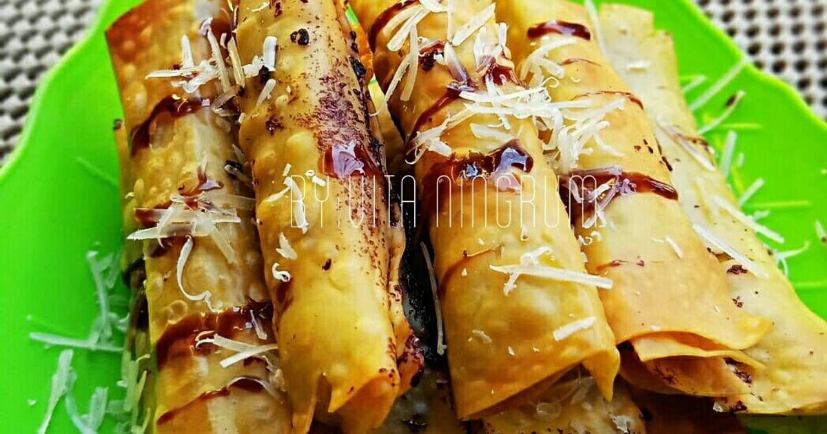 21 resep stik pisang cokelat enak dan mudah - Cookpad