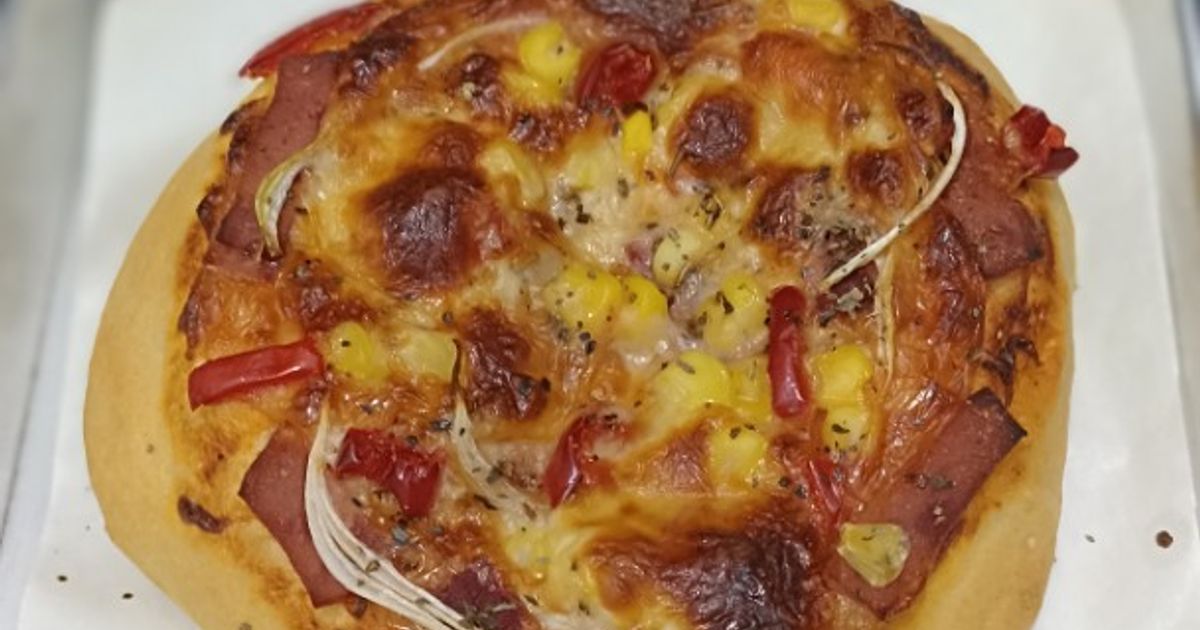 Resep Pizza Homemade Dengan Tepung Semolina oleh Rachel Esther S. - Cookpad