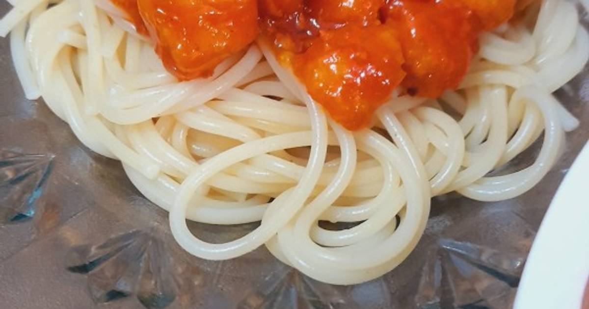 Resep Spaghetti Bolognese with Nugget oleh Patricia Vanessa - Cookpad