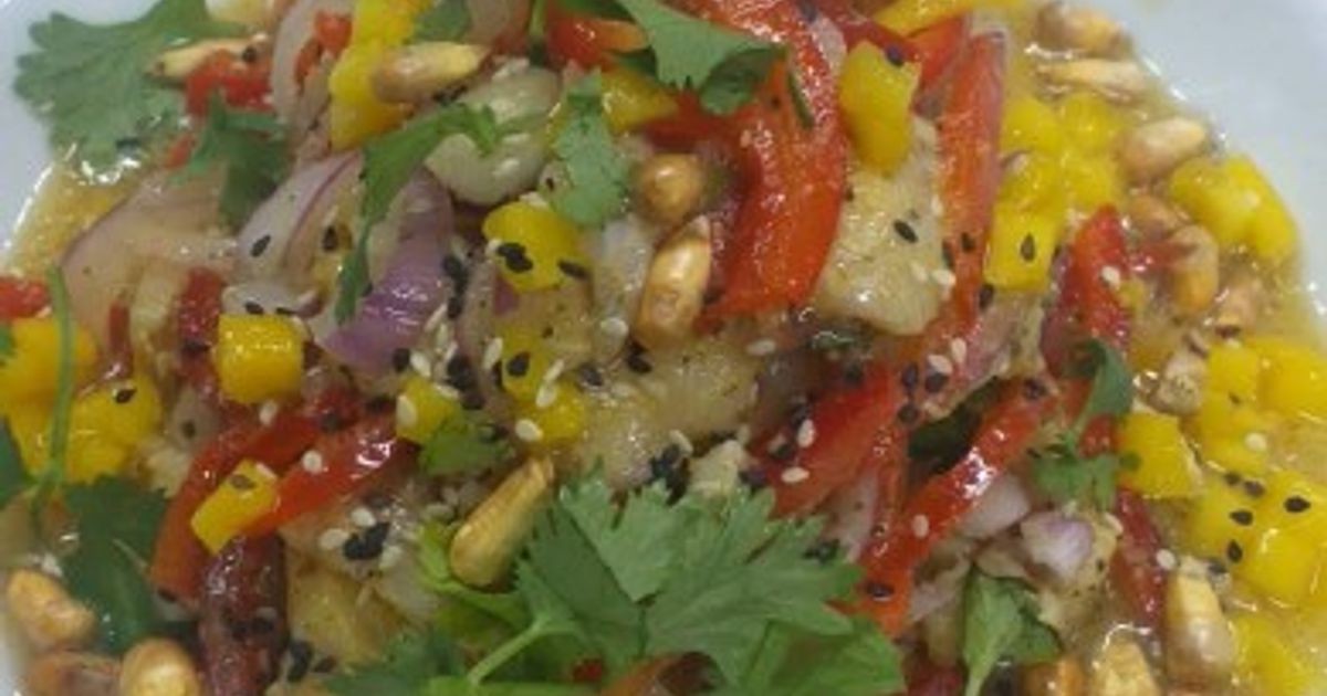 Ceviche De Mero Con Pulpa De Maracuyá Receta de Mathyas Sylva- Cookpad