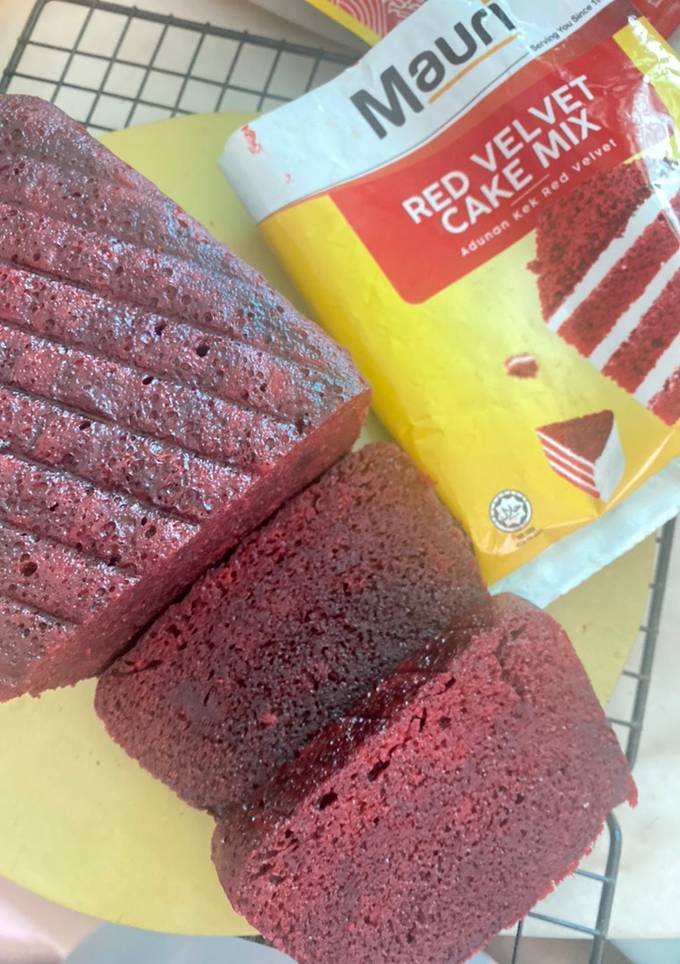 Resipi Kek Red Velvet Kukus Tanpa Cream oleh Erma Yusnida - Cookpad