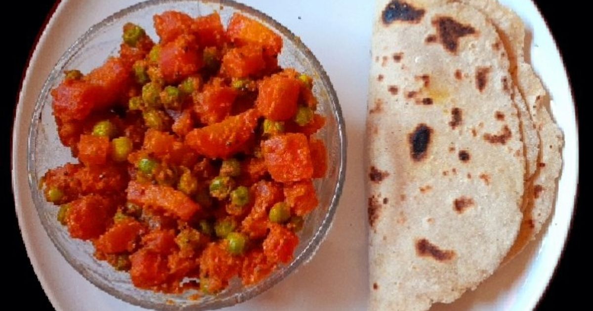 Gajar Mattar Ki Sabji Recipe by Vedangi Kokate - Cookpad