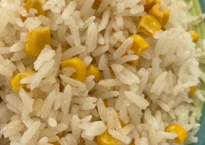 Arroz blanco con choclito Receta de Maria Alejandra Fernández - Cookpad