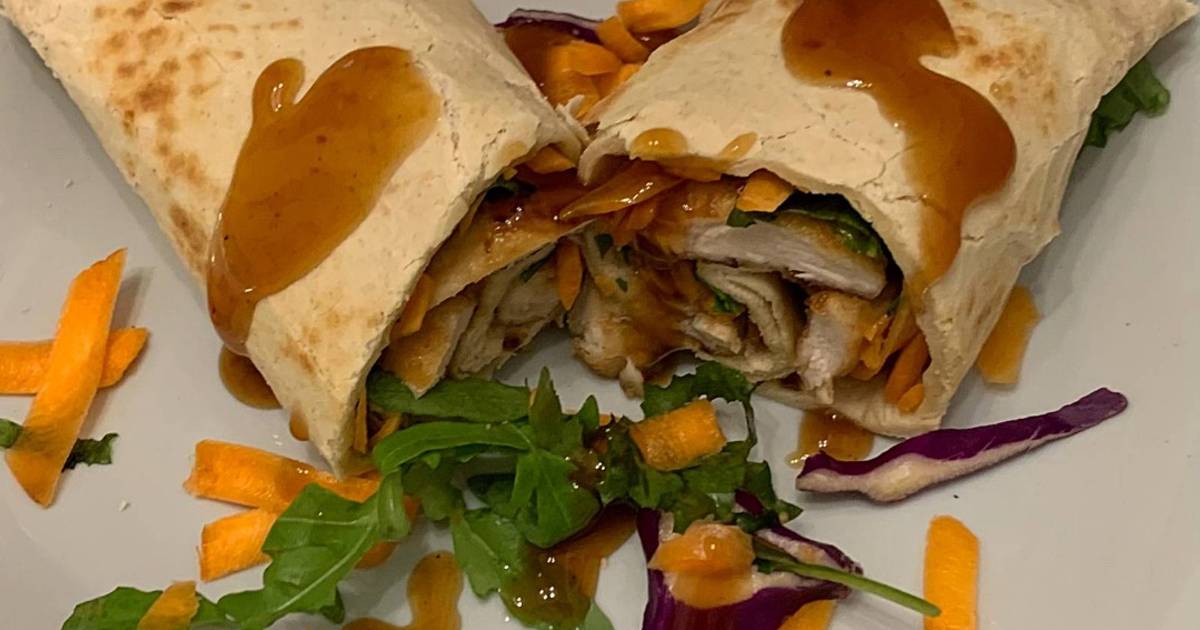 Ricetta Wrap di Pollo con Salsa Teriyaki di Dan - Cookpad