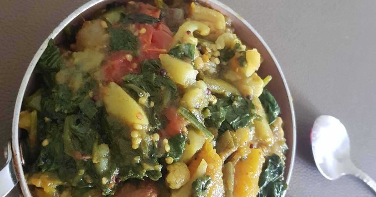 Saag Chad Chadi Recipe by Sushree Satapathy - Cookpad