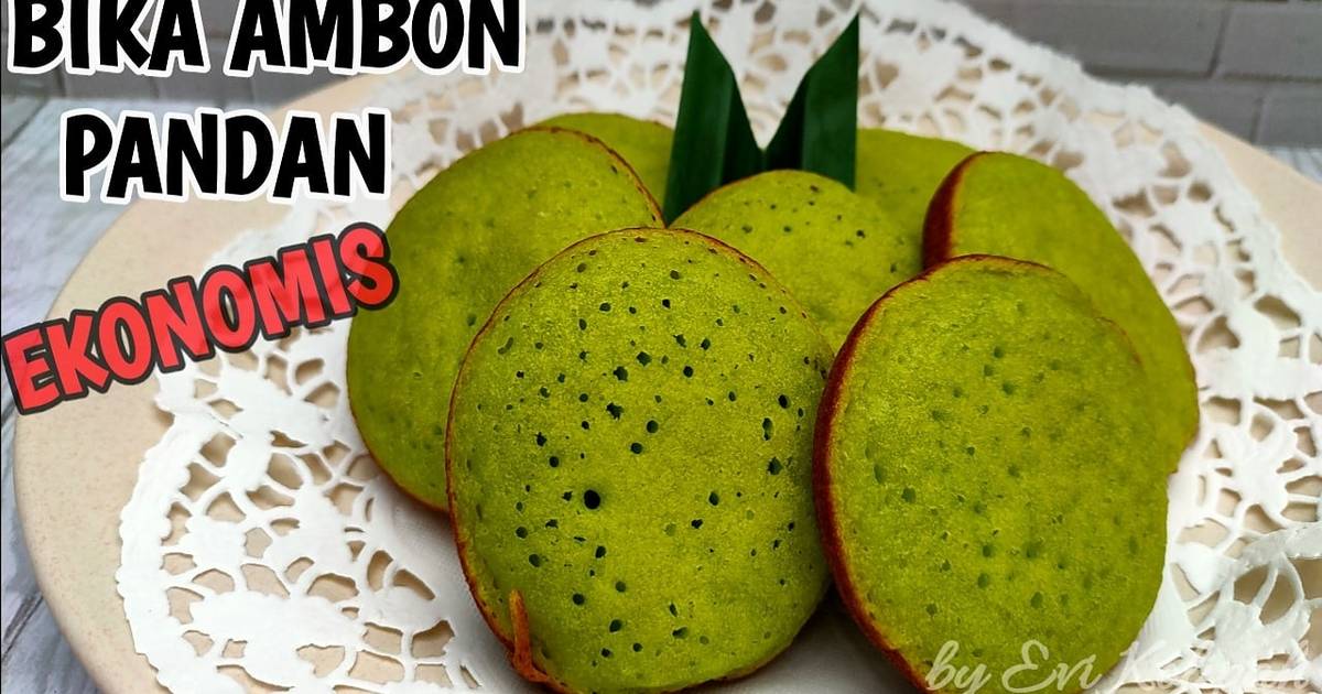 Resep Resep Bika Ambon Pandan Ekonomis oleh Evi Kolipah - Cookpad