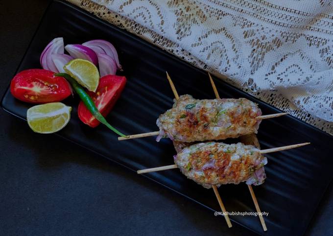 Chicken Sheekh Kabab Recipe by Madhumita Bishnu - Cookpad