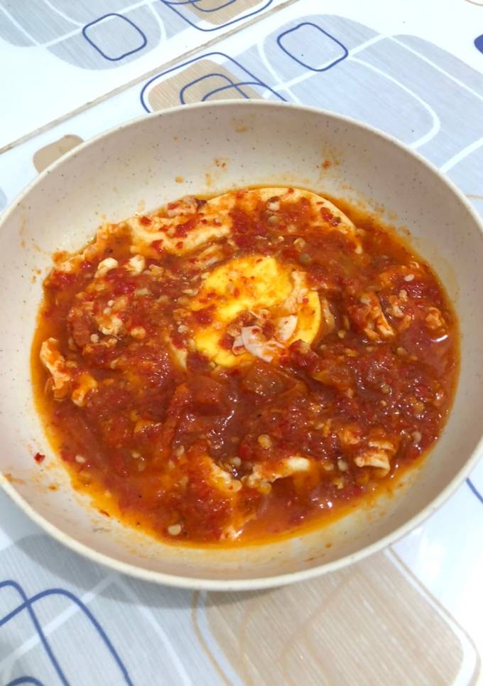 Resep Menu akhir bulan ala anak kost: telur sambel super simpel oleh ...