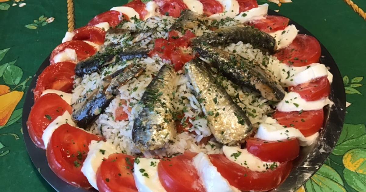 Salade de riz aux sardines, tomates et mozzarella di buffala de Mila ...