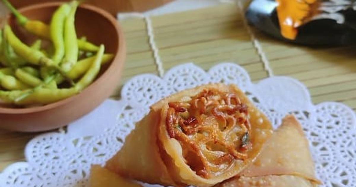 Resep Pangsit Cone Isi Mie Goreng Tuna oleh diana_dee - Cookpad