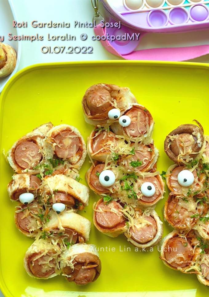 Resipi Roti Gardenia Pintal Sosej|Kids Friendly oleh Sesimple Loralin ...