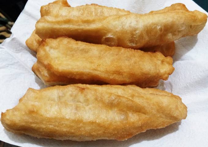 Resep Cakwe anti gagal (renyah diluar, berongga didalam. Maknyooos ...