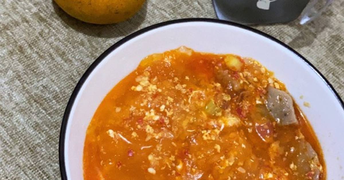 Resep Seblak kerupuk pakek bakso oleh maria0910 - Cookpad