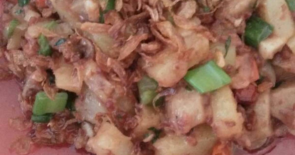 Resep Oseng kentang, kornet, dan bakso oleh Talitha - Cookpad