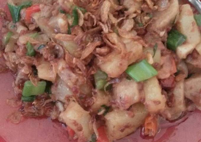 Resep Oseng kentang, kornet, dan bakso oleh Talitha - Cookpad