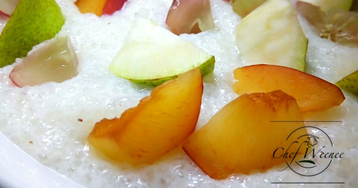Tapioca Cereal And Fruits Recipe by Chef Weenee - Cookpad