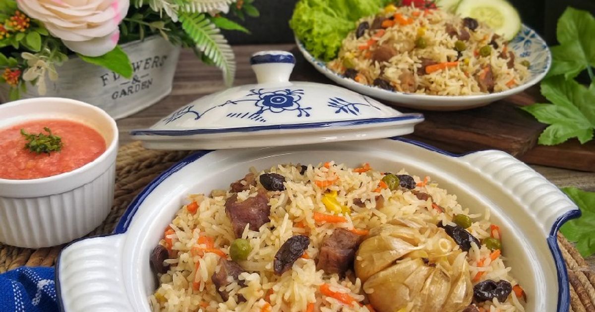 Resep Russian Plov (Rice Pilaf) With Shatta/Dakoos oleh afni fayati ...