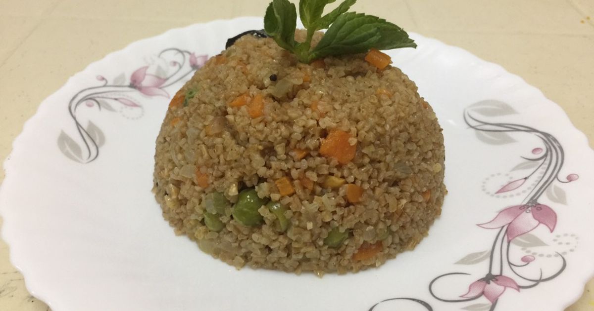 Broken Wheat Upma | Dalia Upma Recipe By Just Food