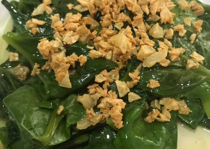 Resep Tumis Daun Raja / Bayam Malabar oleh Harti Kurniawan - Cookpad