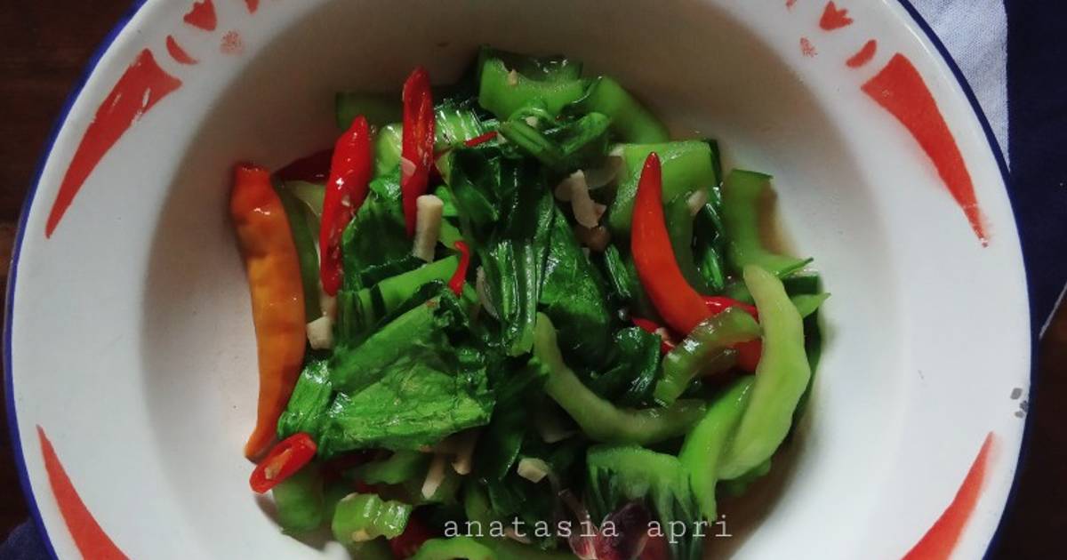 Resep Cha Sawi Sendok oleh Anatasia Apri - Cookpad