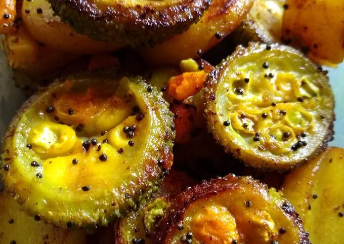 Kankada and Potato fry Recipe by Dr.Madhumita Mishra - Cookpad