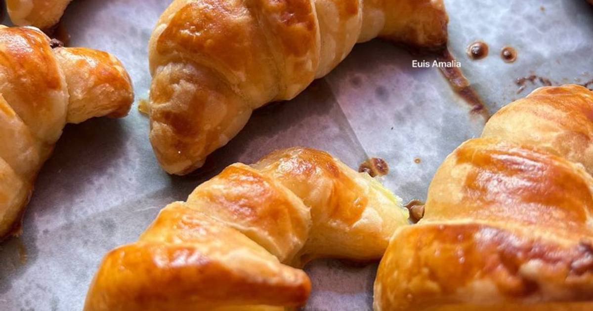 Resep croissant homemade lezat dan praktis, mudah dibuat di rumah