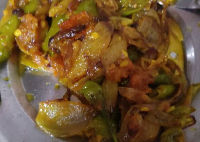 Pyaz wali mirch Recipe by Simita Kumari - Cookpad