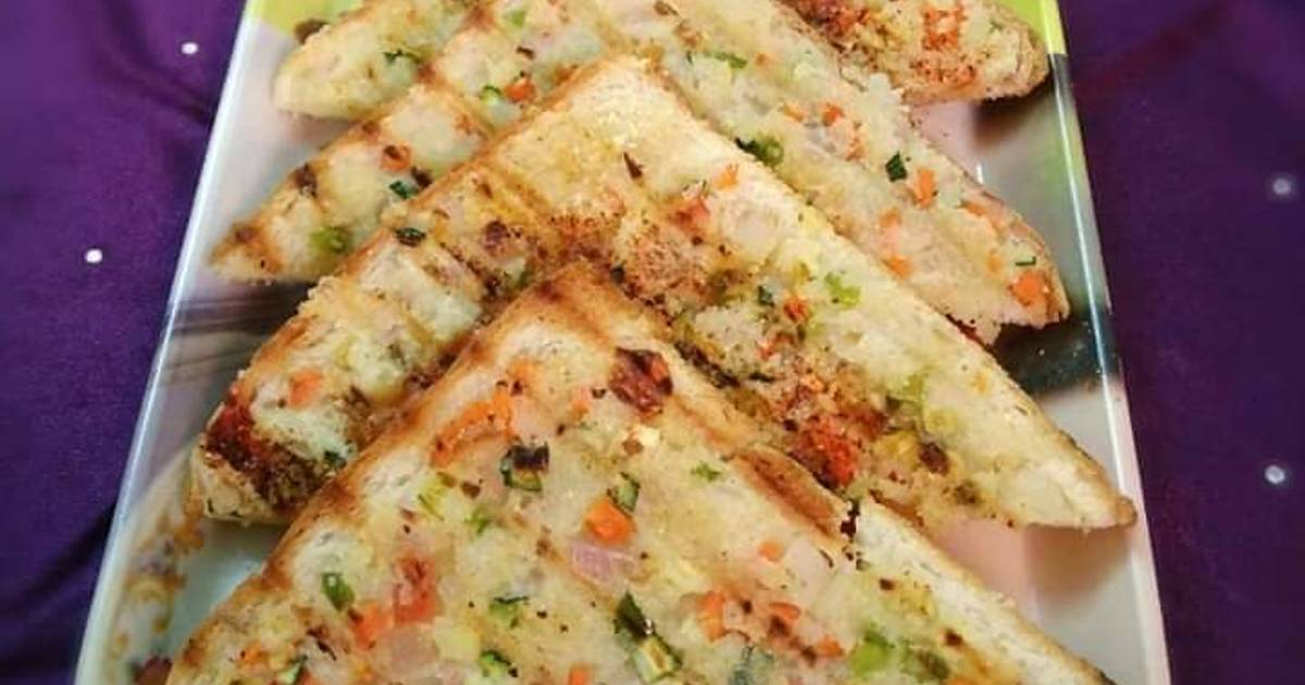 Grilled Suji Toast Recipe by Akum Raj Jamir - Cookpad