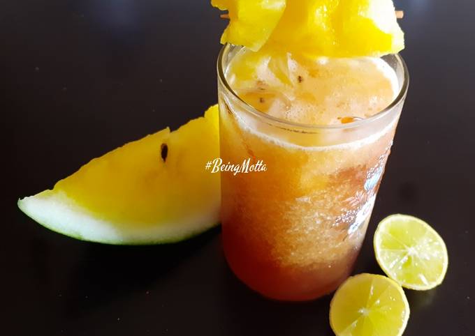 Yellow Watermelon Iced Tea Recipe by Jasmin Motta _ #BeingMotta - Cookpad