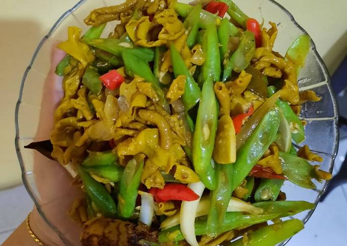 Resep Oseng usus buncis oleh Mita Septiani - Cookpad
