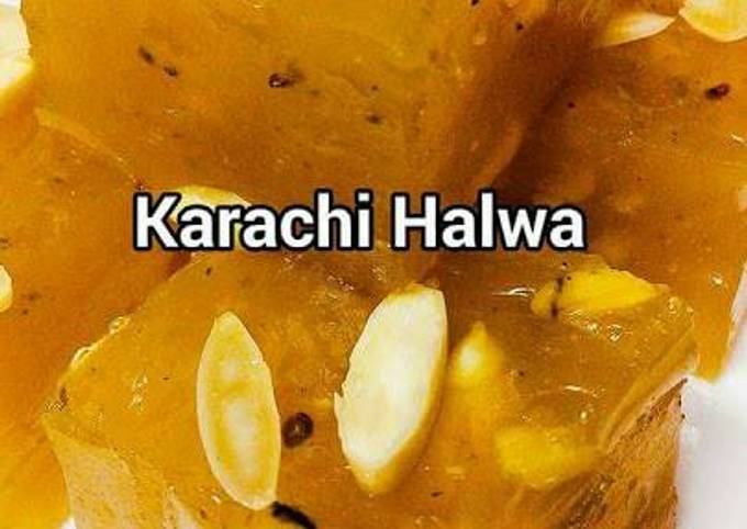 Karachi Halwa Recipe by Saba Firoz Shaikh - Cookpad