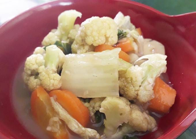 Resep CAPCAY POLOS - #MPASIJasmine #MenuMPASI oleh Putri Supangat - Cookpad